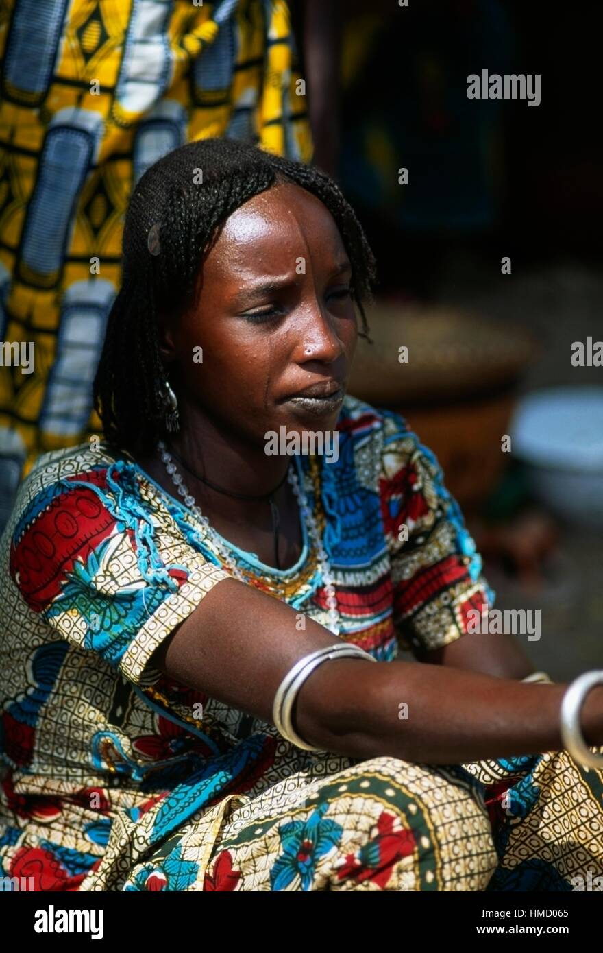 A Kapsiki woman at the Sunday market, Mora, Cameroon Stock Photo - Alamy