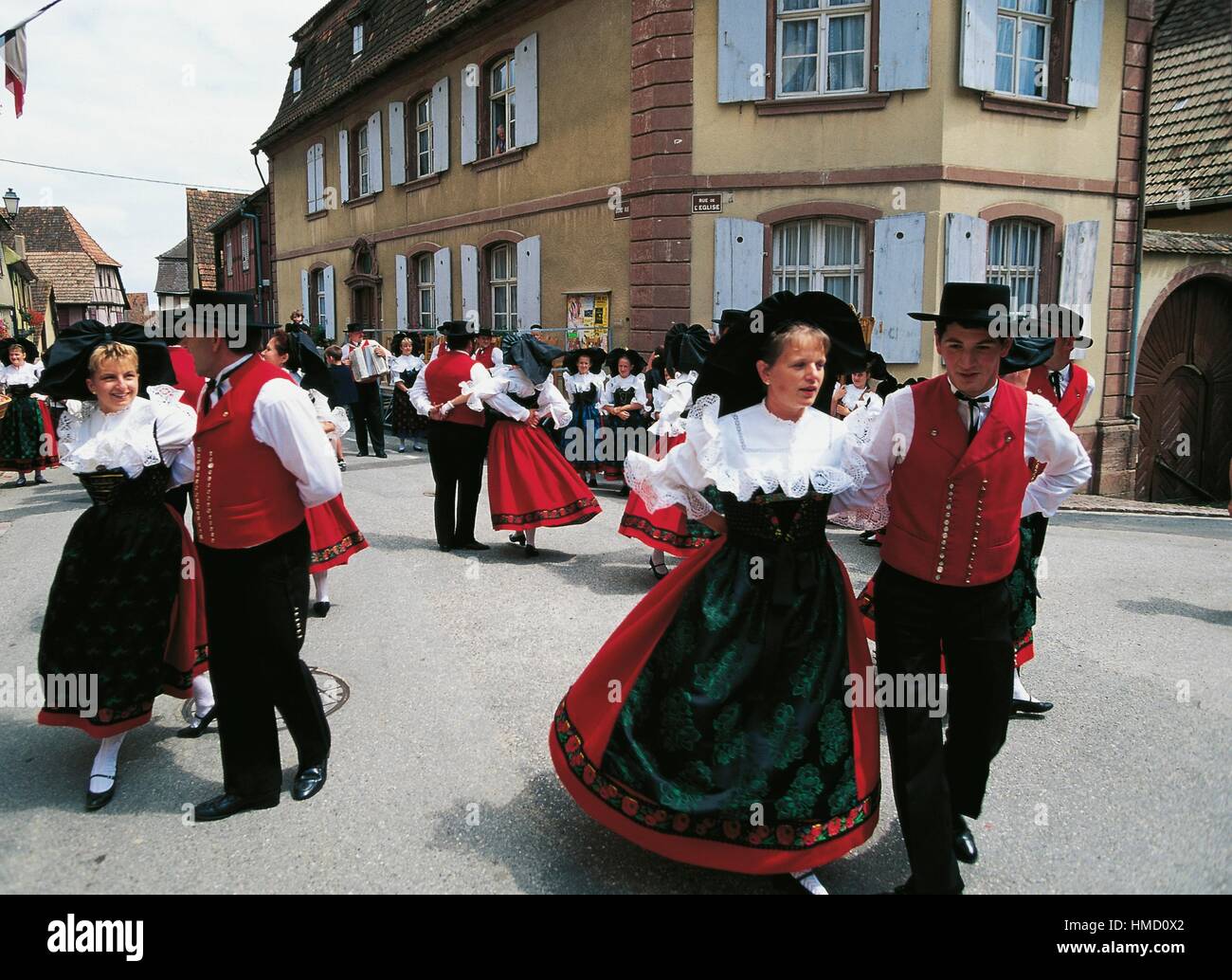 The marriage of his friend Fritz, Alsatian festival in traditional ...