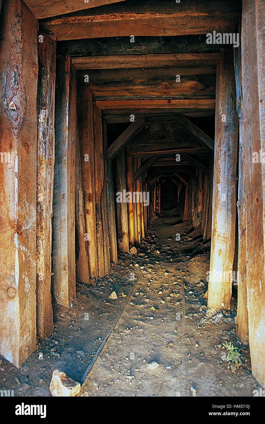 Entrance to the Gold King Mine, old gold mine, Jerome, Arizona, United ...