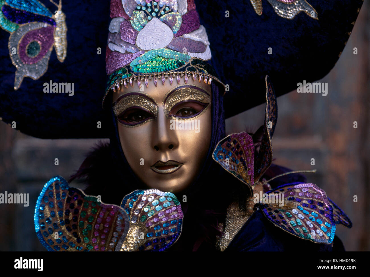 Venetian carnival multi colored hi-res stock photography and images - Alamy