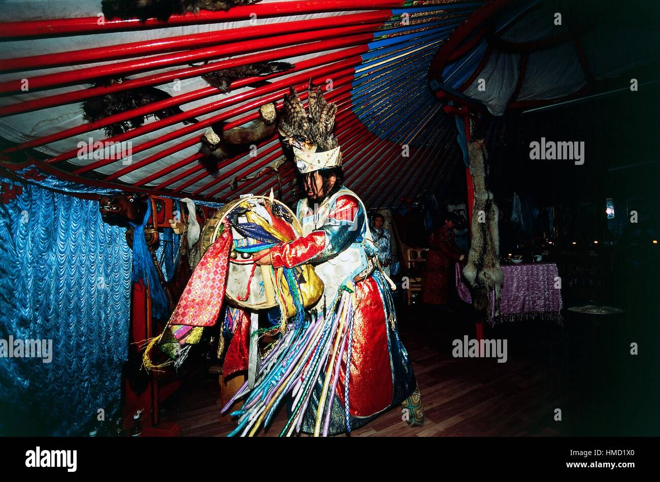 Shamanic ritual, Ulaanbaatar, Mongolia Stock Photo - Alamy