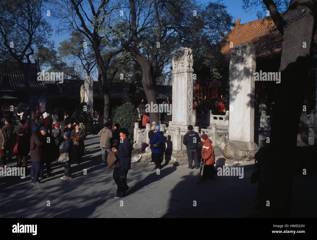 Stele in the White cloud temple (Bai Yun Guan), 1224, Beijing, China ...