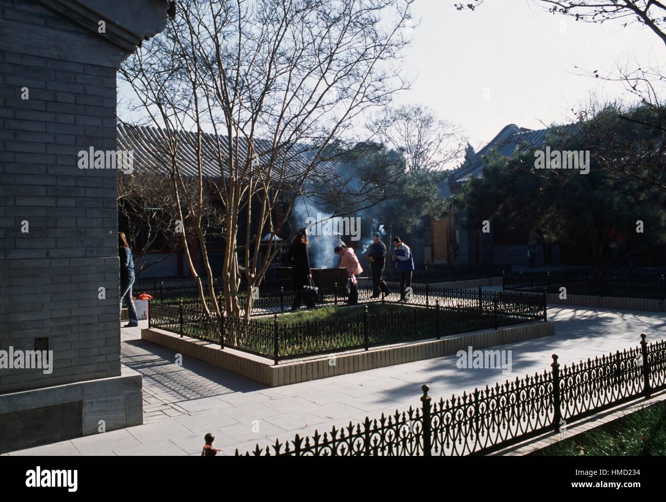 Brazier in the White cloud temple (Bai Yun Guan), 1224, Beijing. China ...