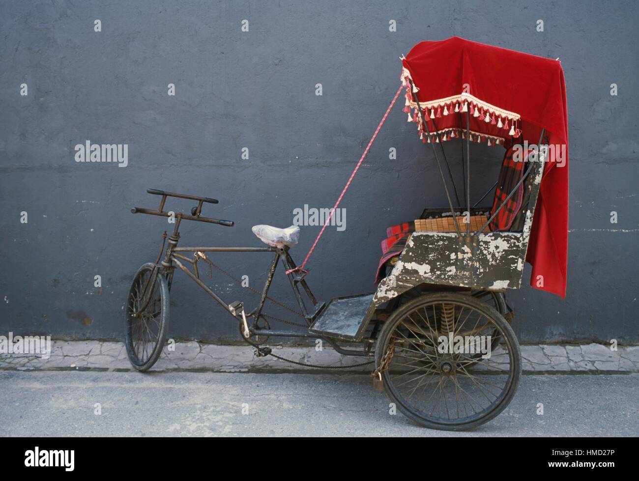 Rickshaw on a street in Beijing, China Stock Photo - Alamy