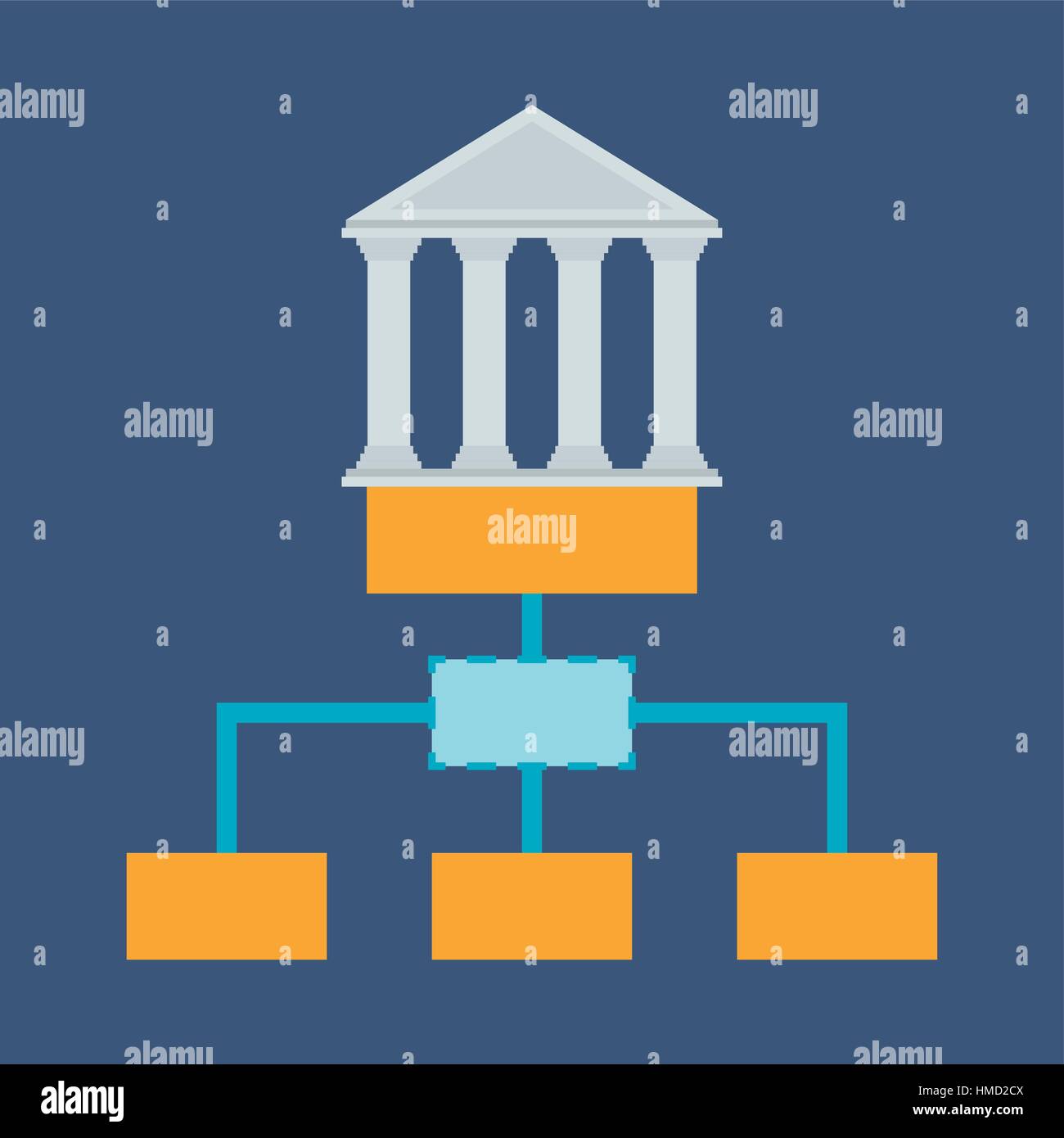 bank building organization structure business vector illustration eps ...