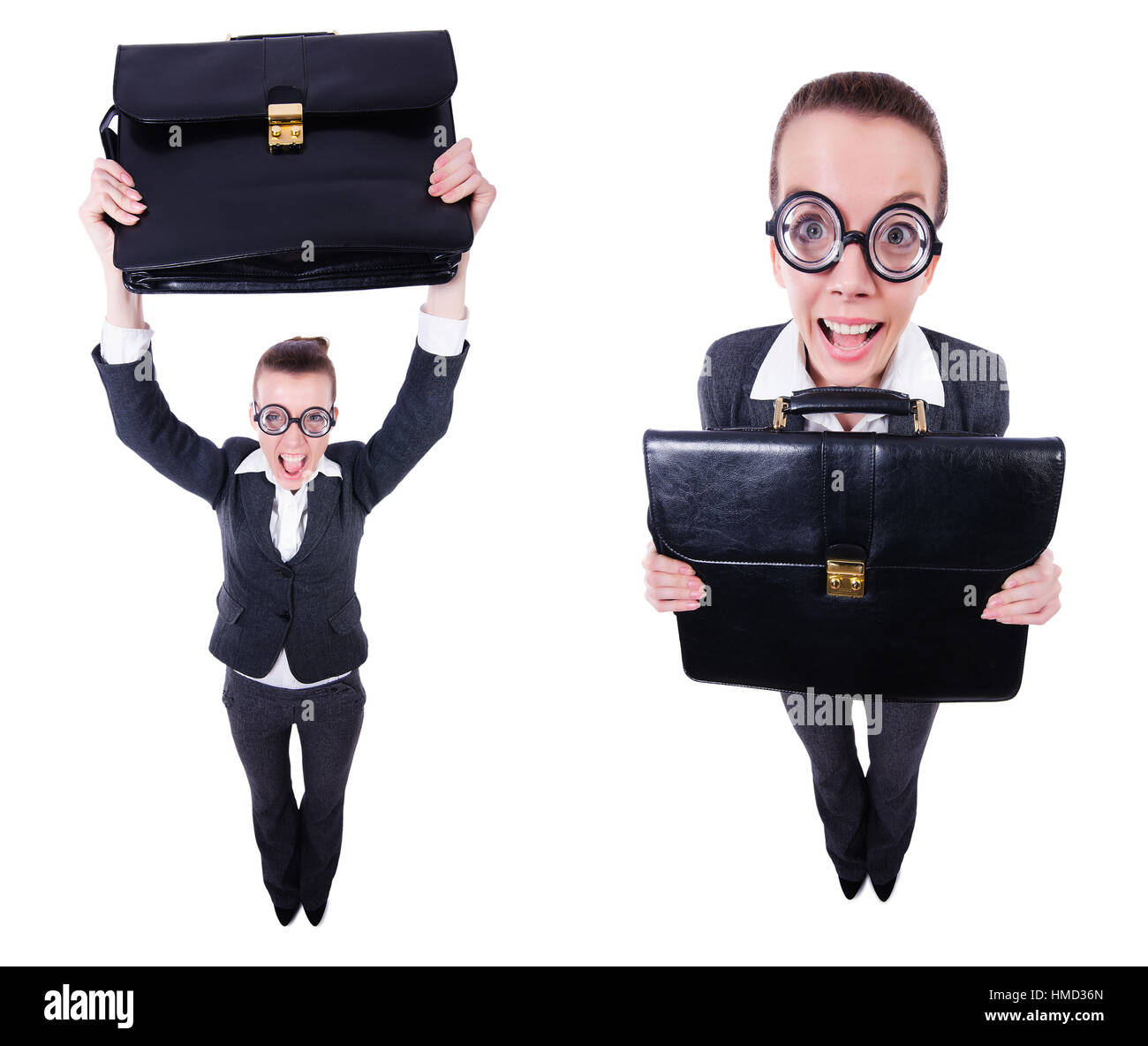 Humour portrait curious Cut Out Stock Images & Pictures - Alamy