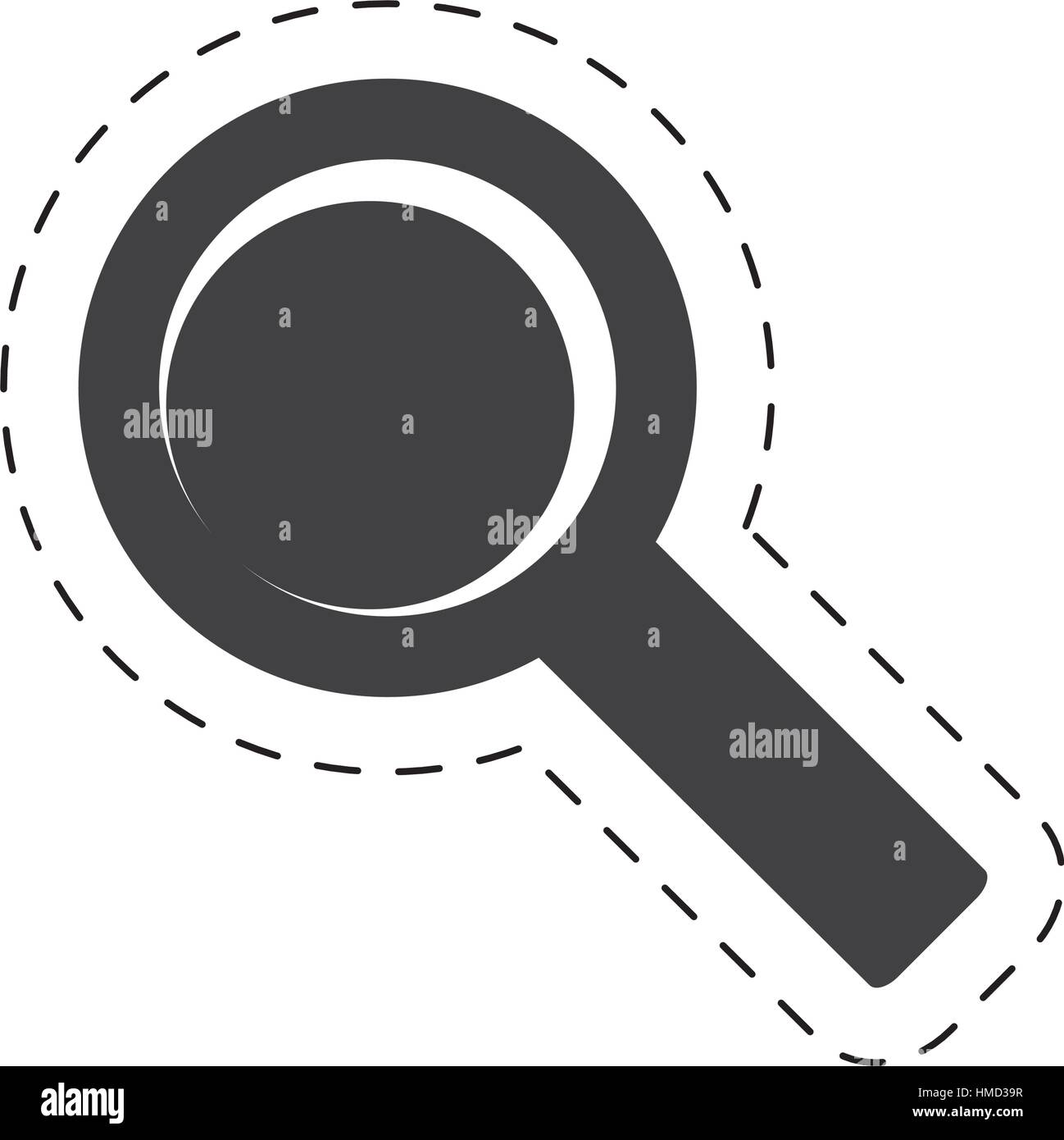 search magnifier loupe find pictogram vector illustration eps 10 Stock ...