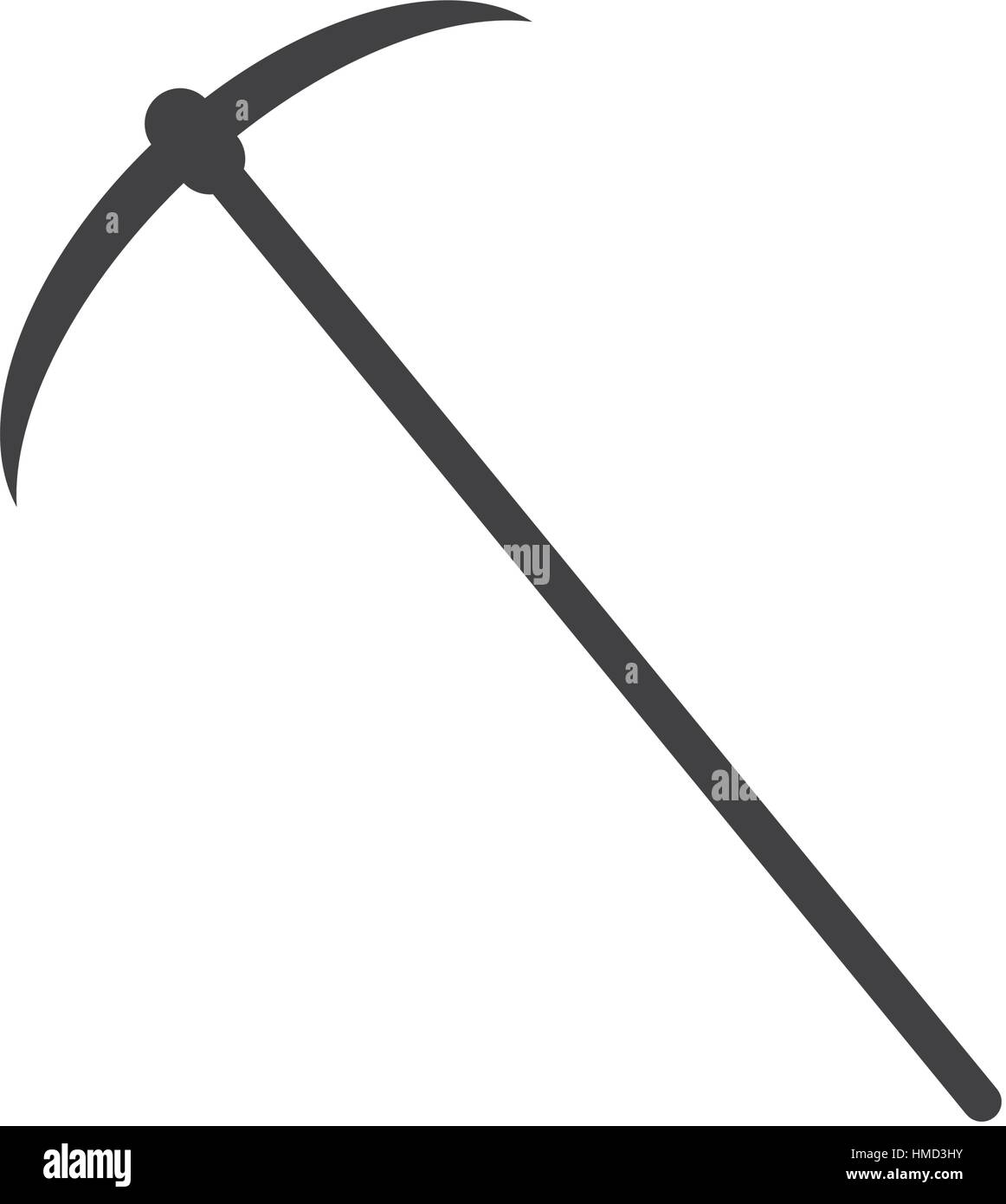 pick axe tool mining pictogram vector illustration eps 10 Stock Vector ...