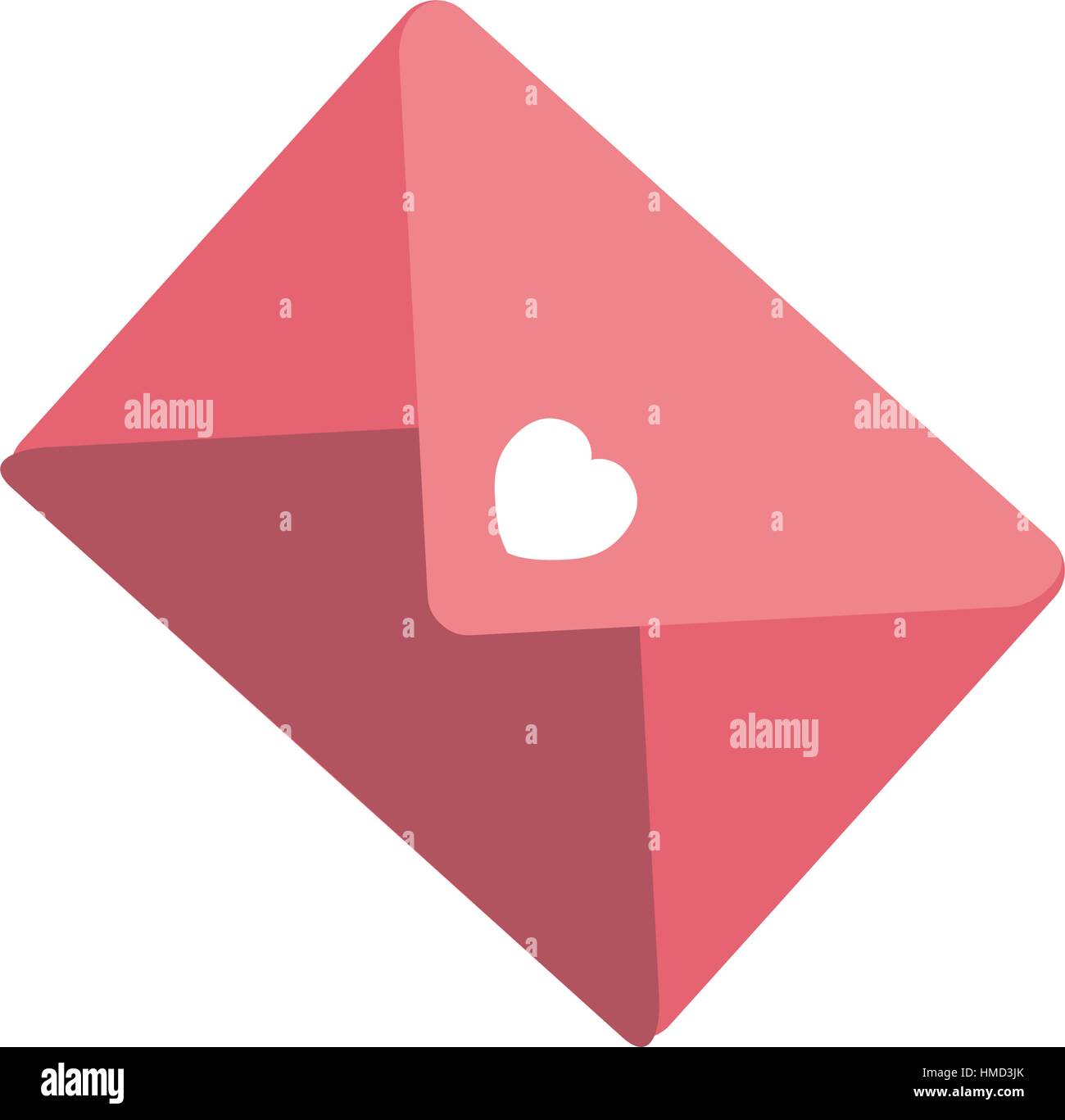 pink envelope email love concept vector illustration eps 10 Stock ...