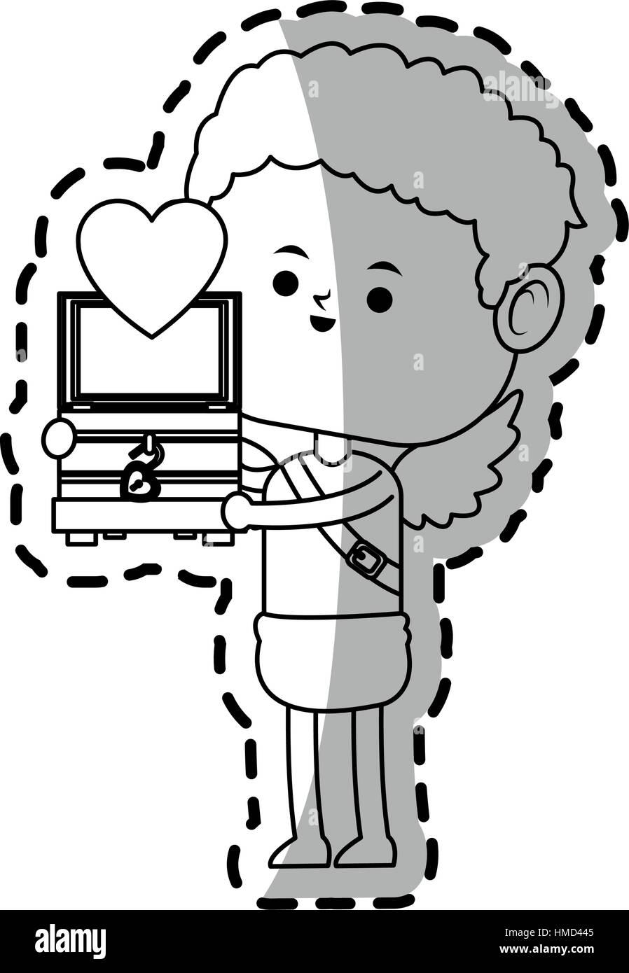 baby cupid icon Stock Vector Image & Art - Alamy