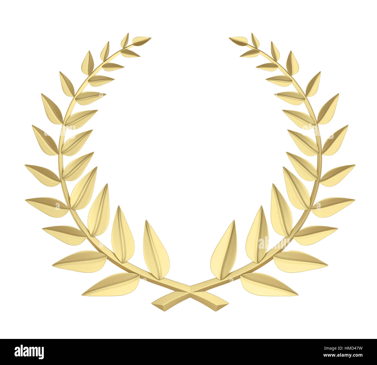 Laurel Wreath Isolated Stock Photo - Alamy