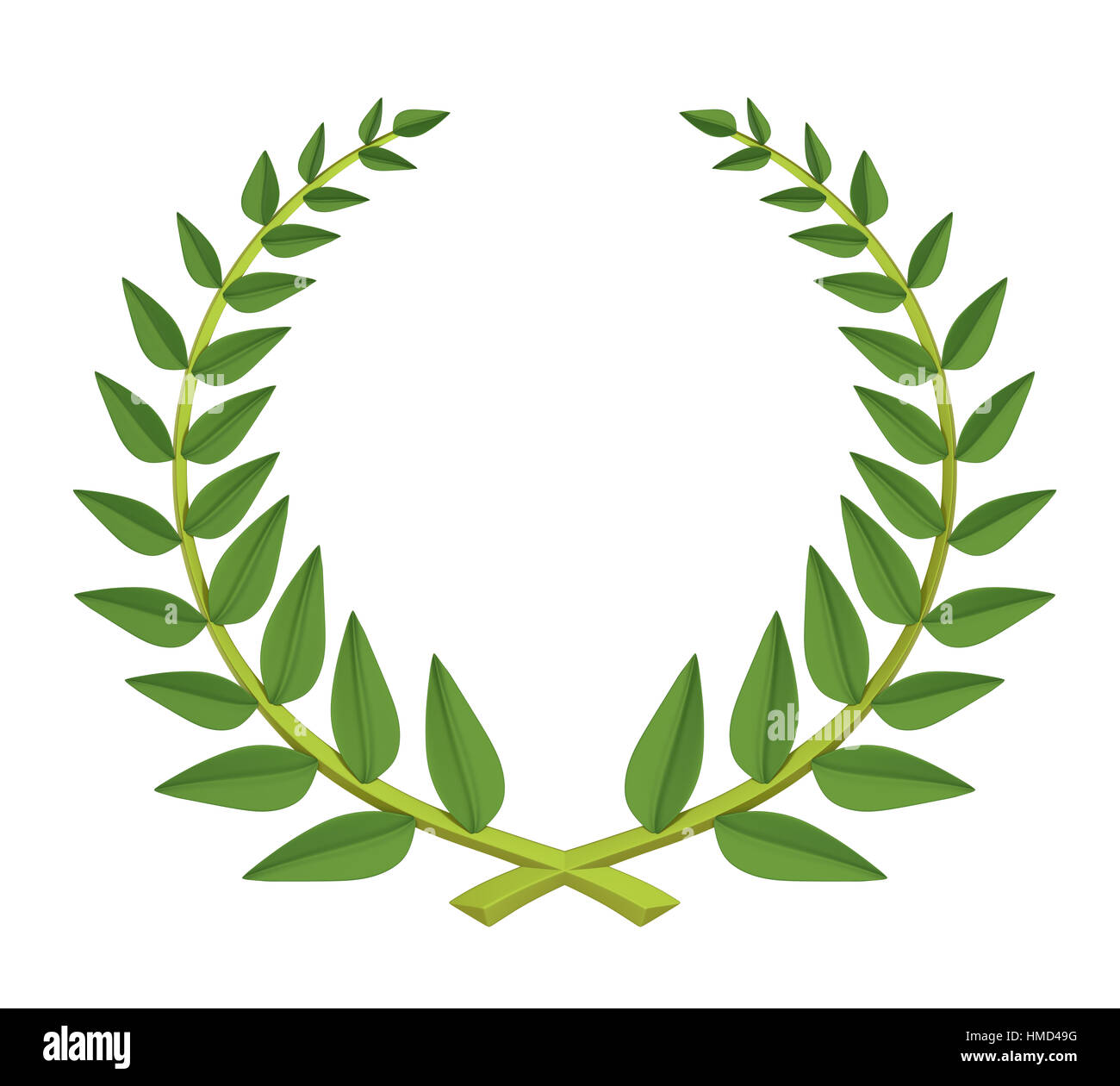 Laurel Wreath Isolated Stock Photo - Alamy