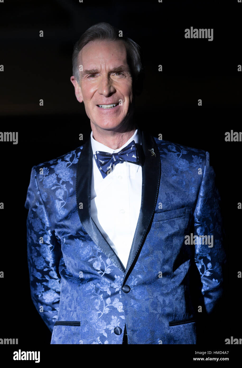 New York, United States. 01st Feb, 2017. Bill Nye in Nick Graham dress ...
