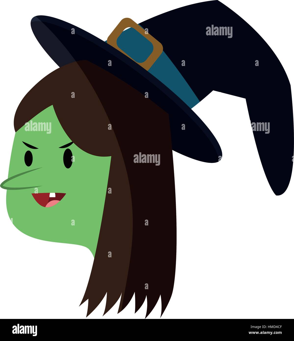 witch cartoon icon Stock Vector Image & Art - Alamy