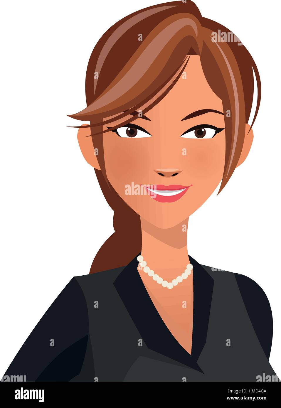 businesswoman cartoon icon Stock Vector Image & Art - Alamy