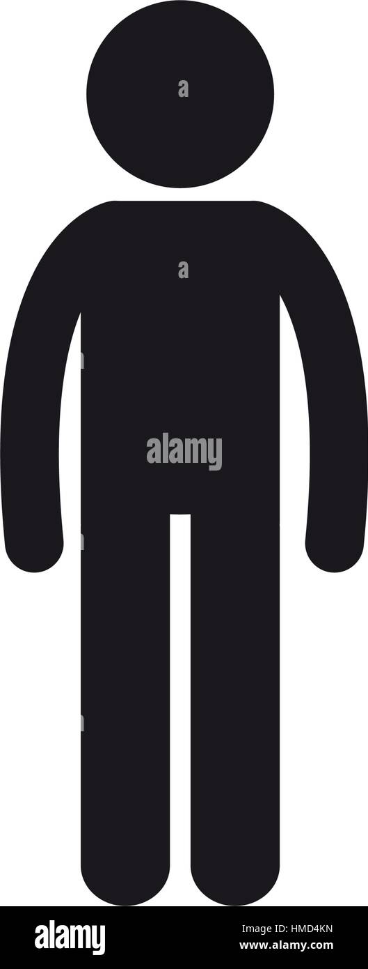 man stand person icon pictogram Stock Vector Image & Art - Alamy