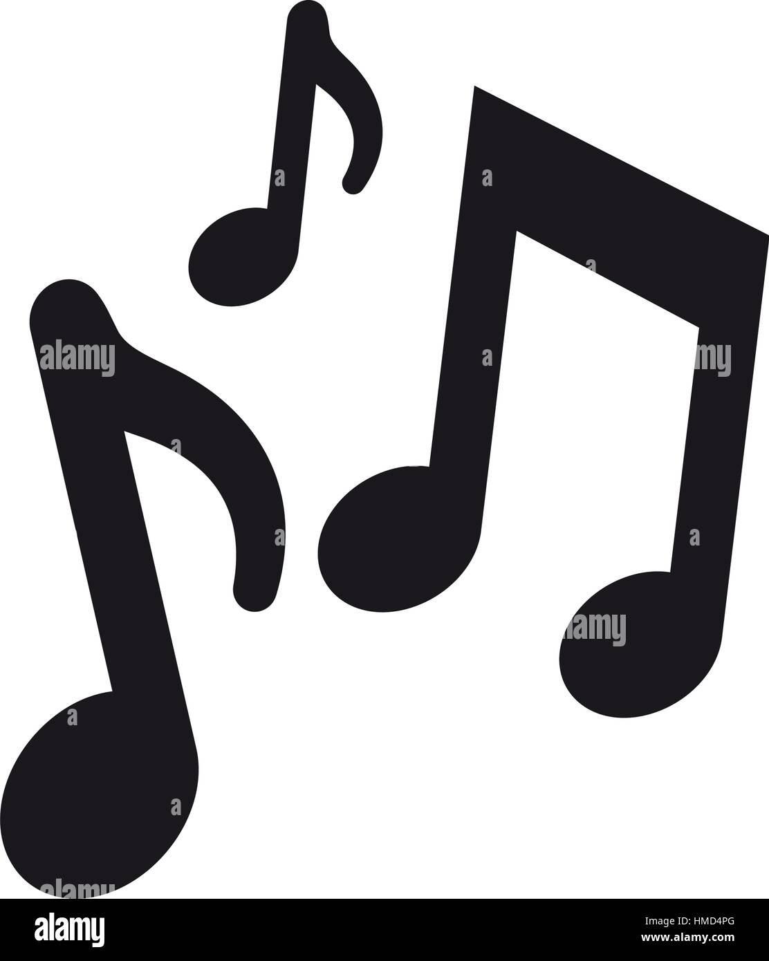music notes composite creative pictogram Stock Vector Image & Art - Alamy