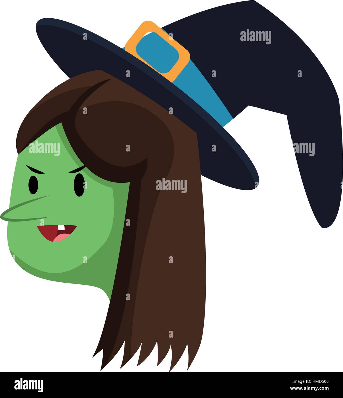 witch cartoon icon Stock Vector Image & Art - Alamy