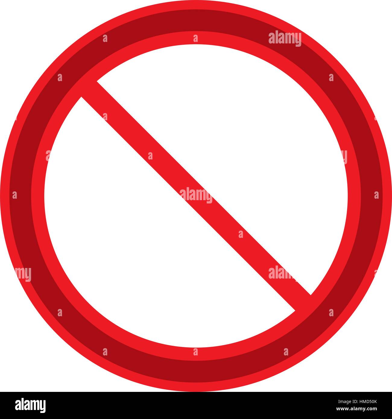 prohibited round sign road Stock Vector Image & Art - Alamy