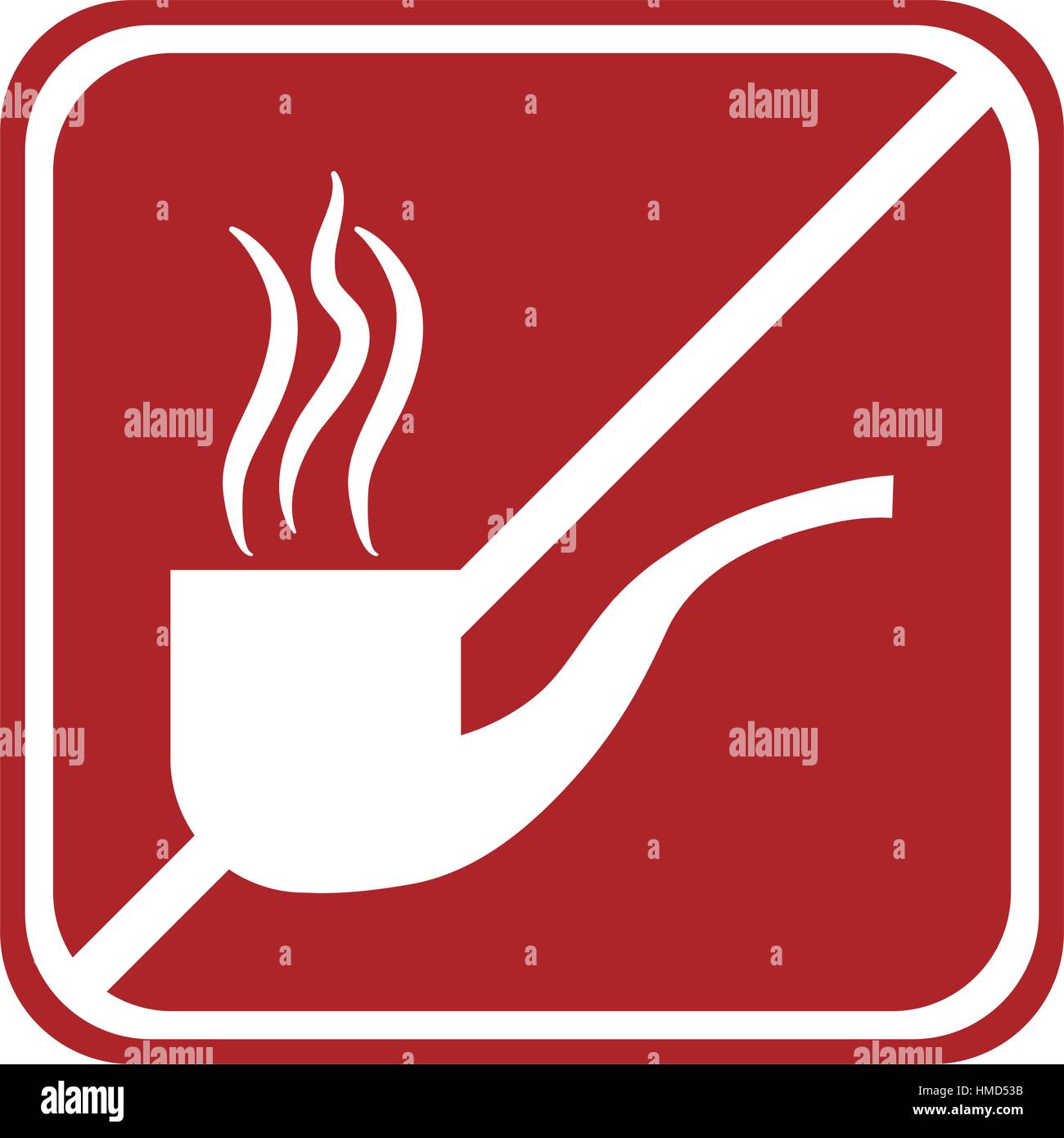 restricted tobacco pipe smoking square sign Stock Vector Image & Art ...