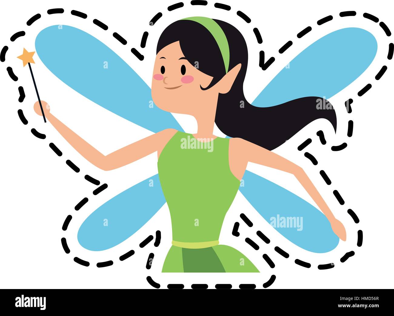 fairy cartoon icon Stock Vector Image & Art - Alamy