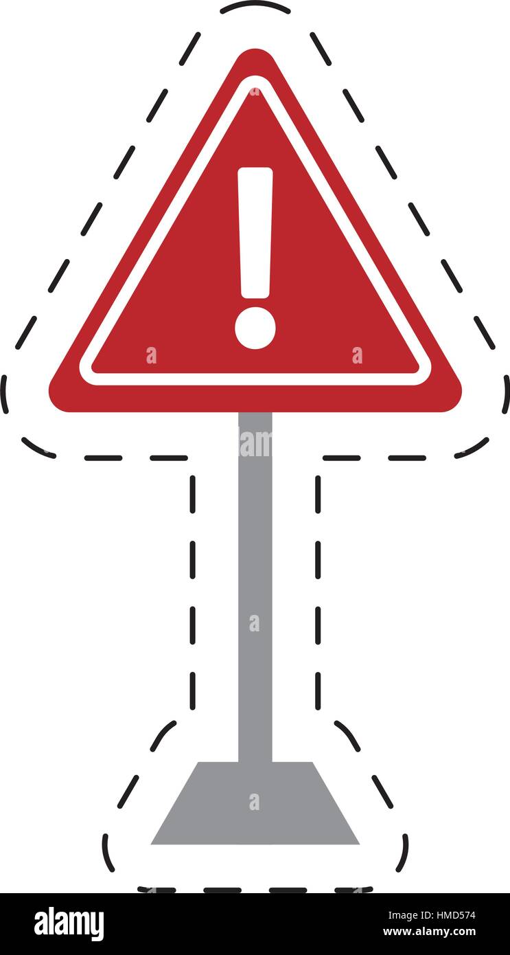 traffic prohibited warning alert triangle Stock Vector Image & Art - Alamy
