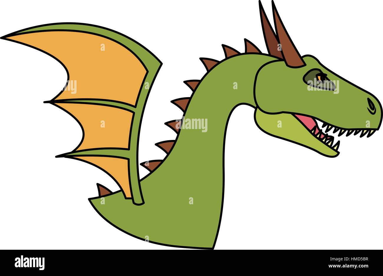 dragon cartoon icon Stock Vector Image & Art - Alamy
