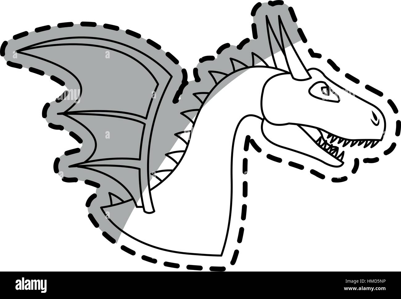 dragon cartoon icon Stock Vector Image & Art - Alamy