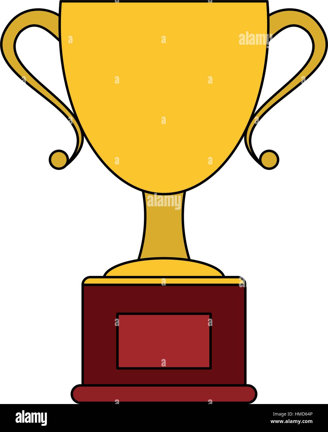 gold trophy icon Stock Vector Image & Art - Alamy