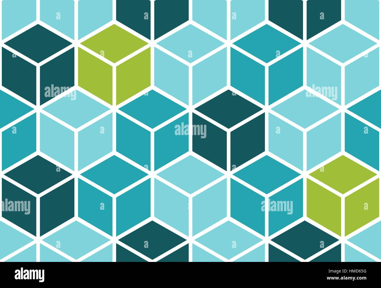 Isometric 3d hexagon seamless Stock Vector Images - Alamy