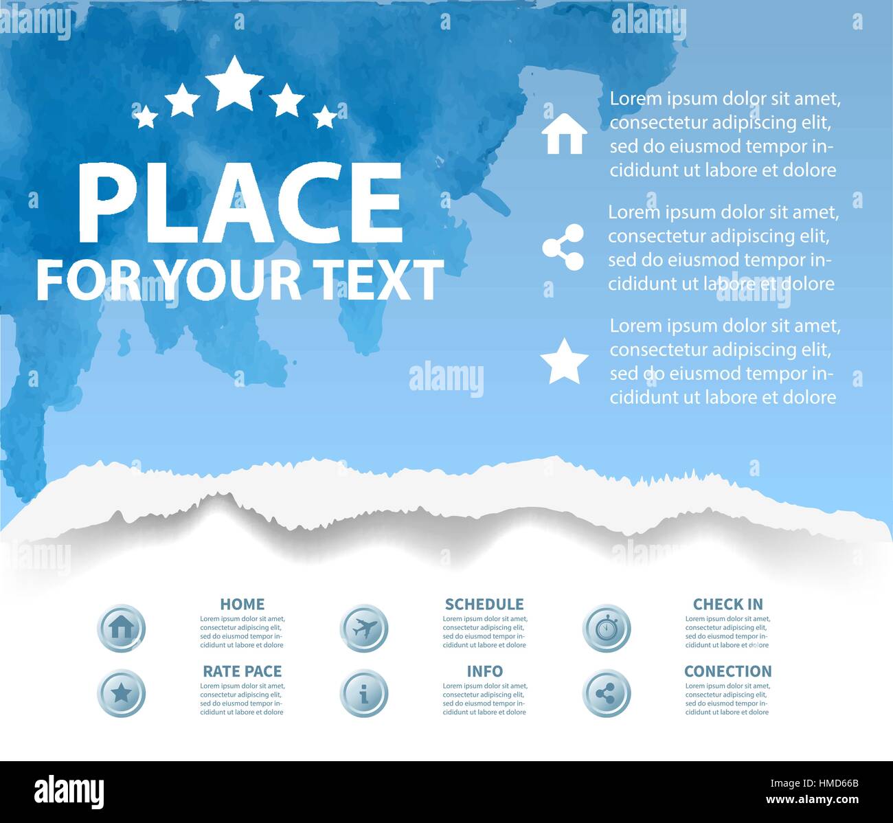 Vector Poster Templates with Watercolor Paint Splash. Abstract ...