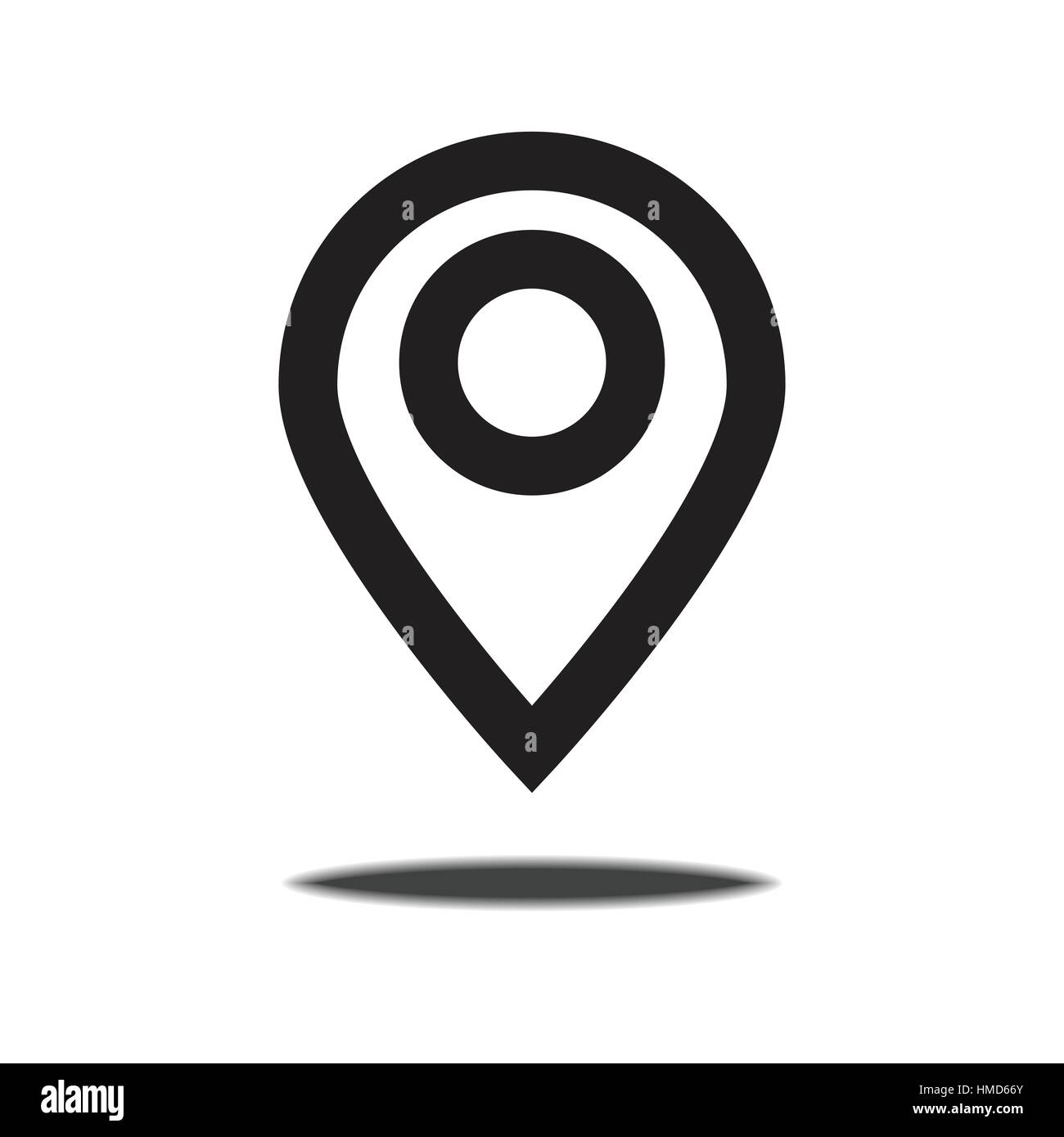 Location icon,Vector illustration Stock Vector Image & Art - Alamy