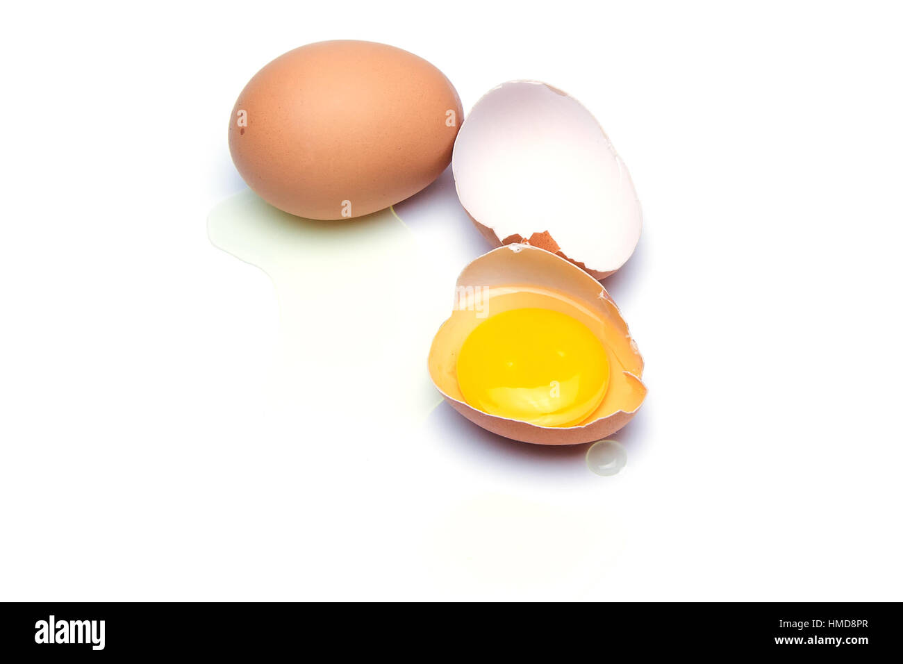 Eggs isolated on white background Stock Photo - Alamy
