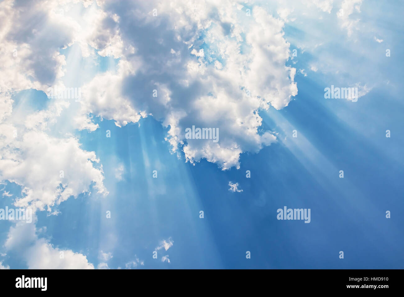 Beautiful Beam of light and the clouds Stock Photo - Alamy