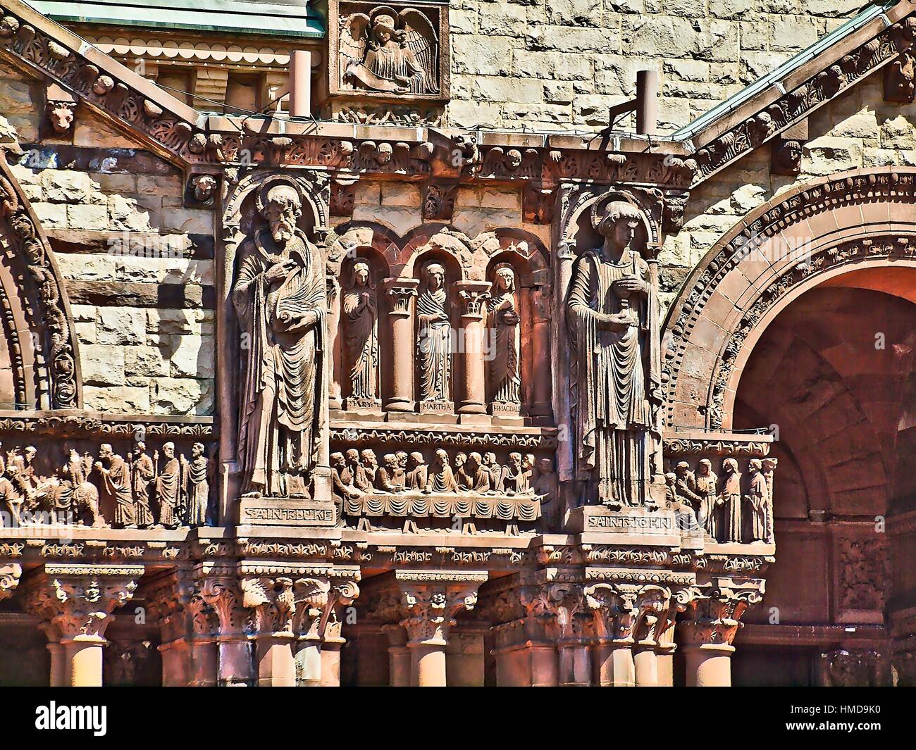Religious relief sculpture hi-res stock photography and images - Alamy