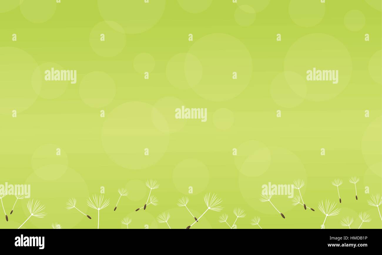 Green background of spring collection Stock Vector Image & Art - Alamy