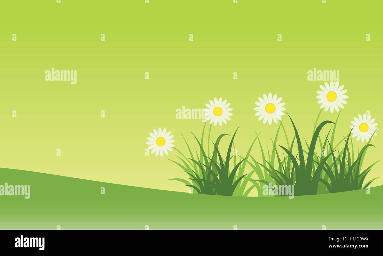 Flower spring landscape of backgrounds Stock Vector Image & Art - Alamy