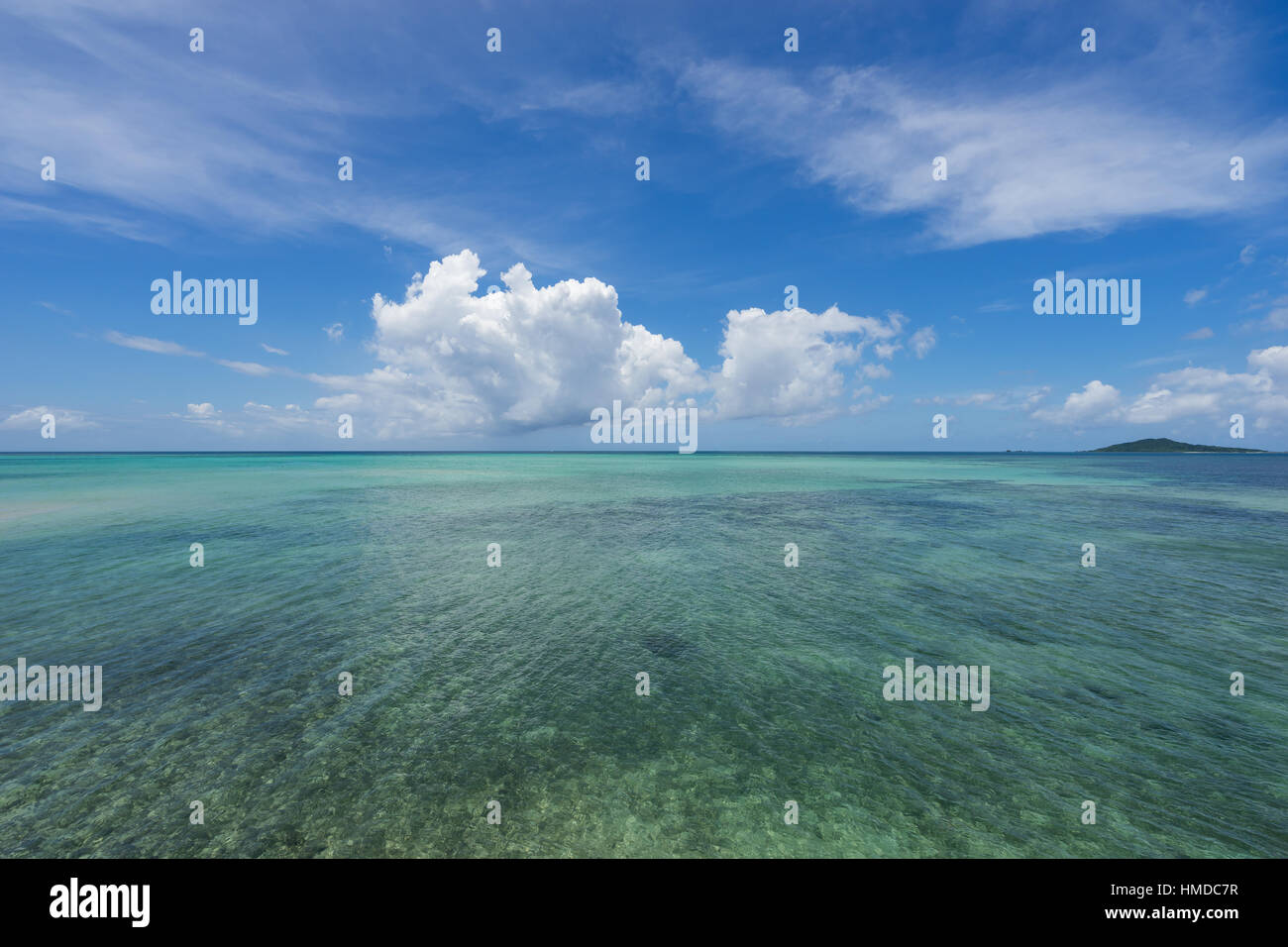 Seascape near the Ikema Bridge of Miyako Island in Okinawa, Japan Stock ...