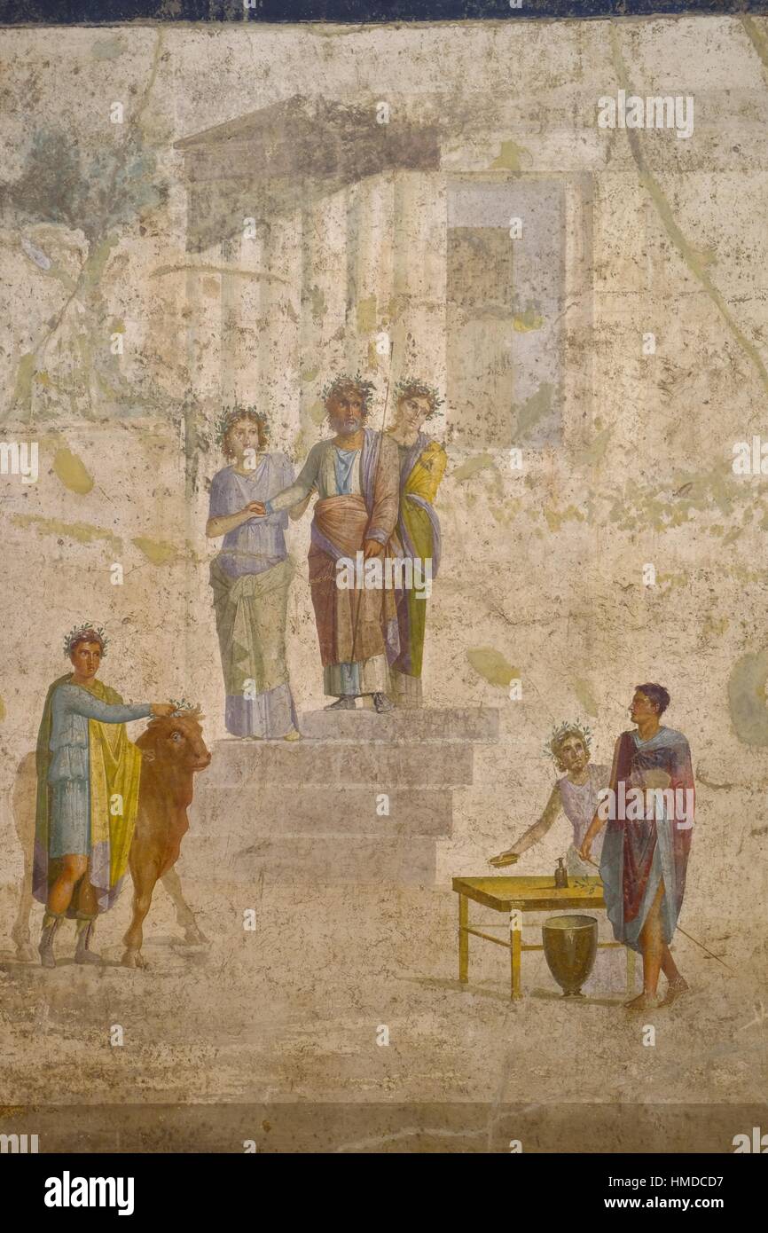 Boscoreale Villa Frescoes, Naples National Archaeological Museum ...