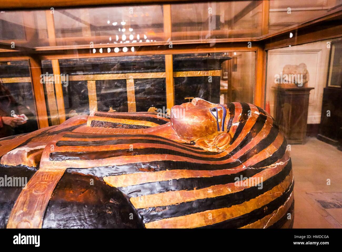 Outer coffin egyptian museum hi-res stock photography and images - Alamy