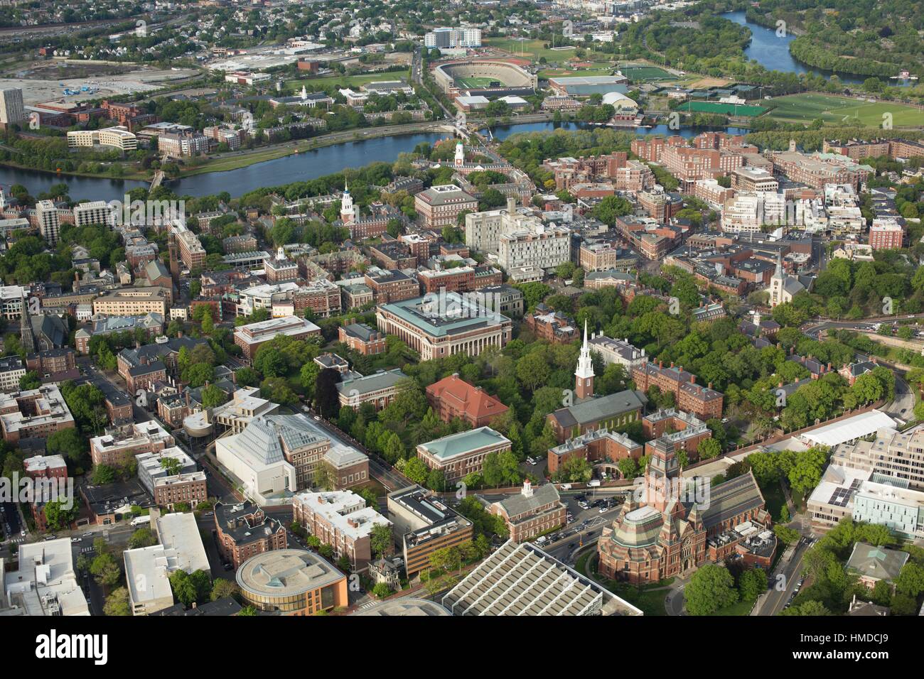 Harvard campus aerial hi-res stock photography and images - Alamy
