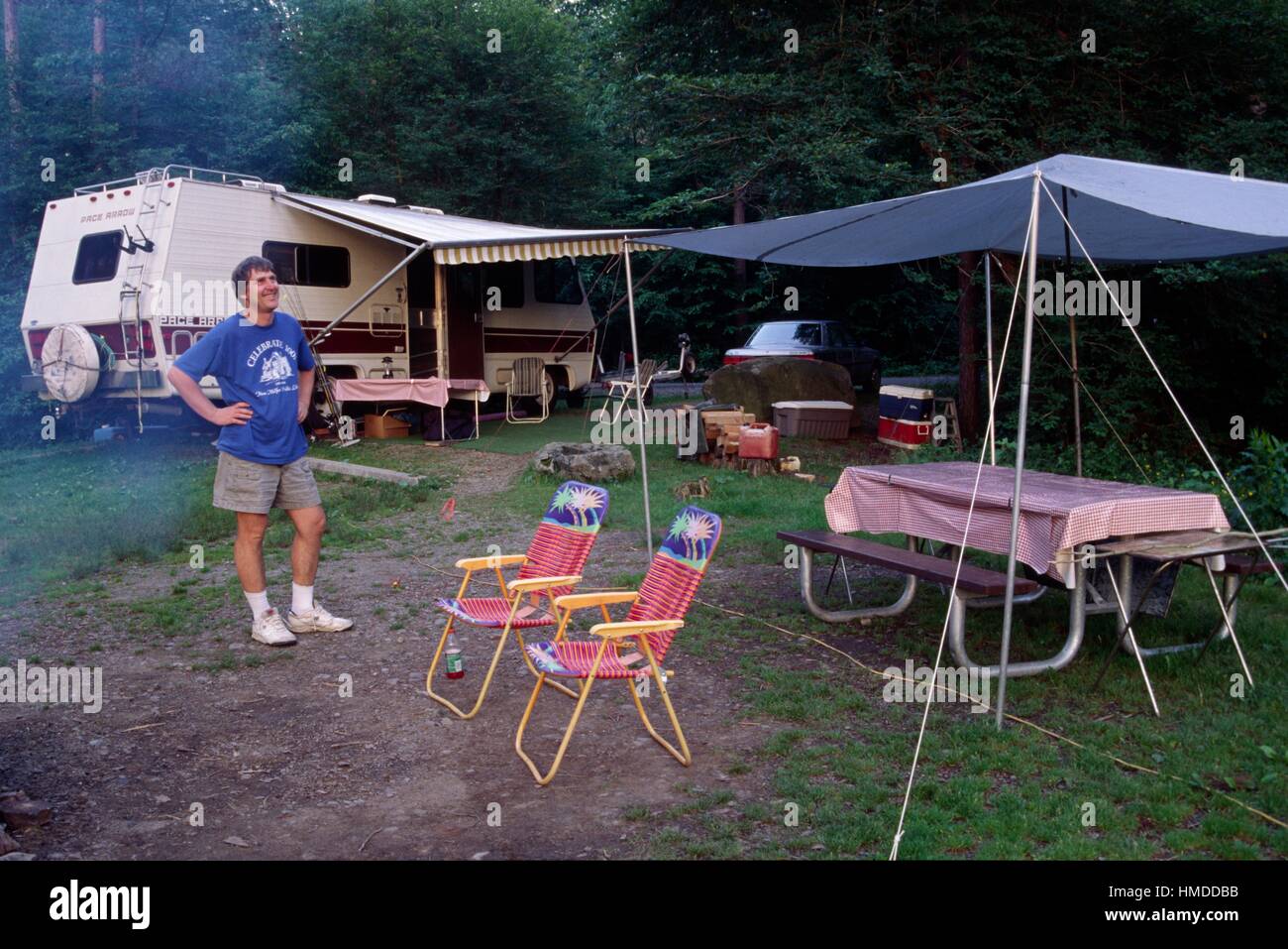 Trailer , Red Bridge Campground, Allegheny National Forest ...