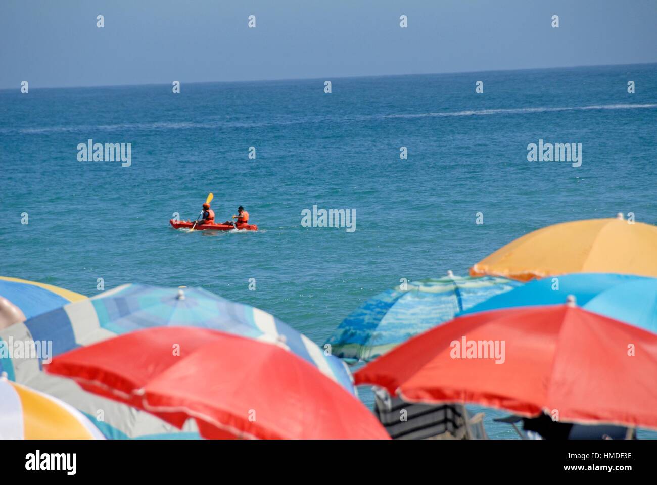 Playa El Canelo Algarrobo Stock Photo - Alamy