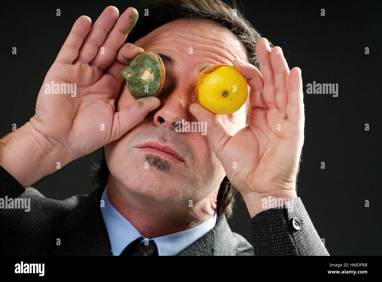 Executive concept with deceptive look Stock Photo - Alamy