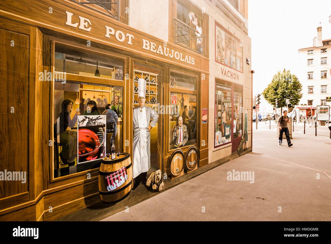 La fresque des lyonnais hi-res stock photography and images - Alamy