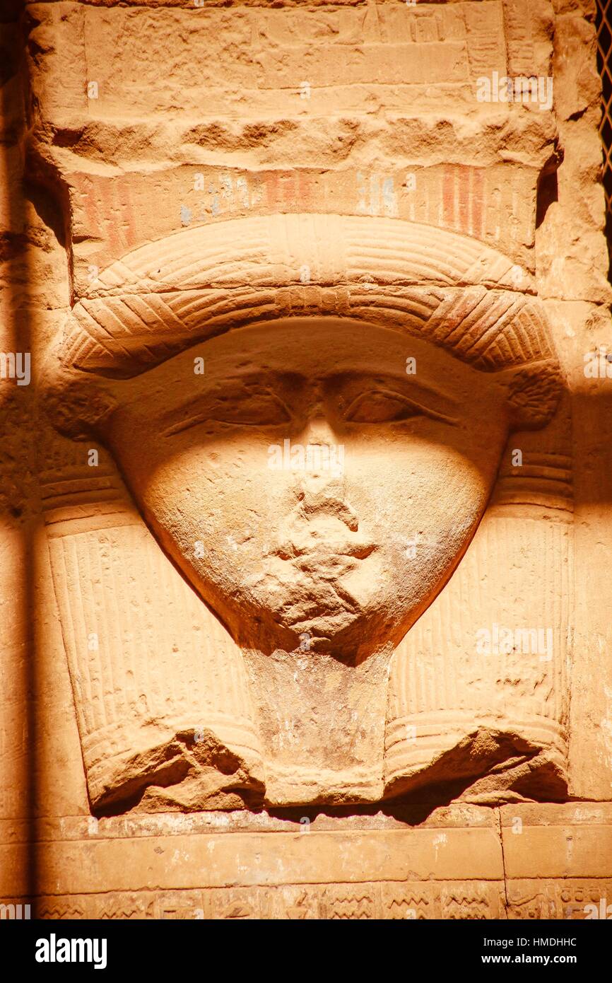 Temple of hathor dandarah hi-res stock photography and images - Alamy