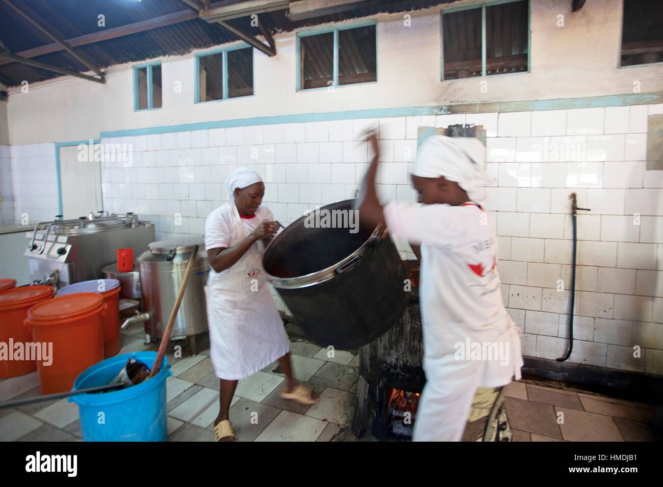 Kenya, Meru, Meru Herbs, preparation of jam Stock Photo - Alamy
