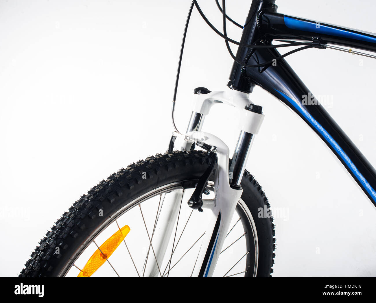 bicycle front wheel Stock Photo - Alamy