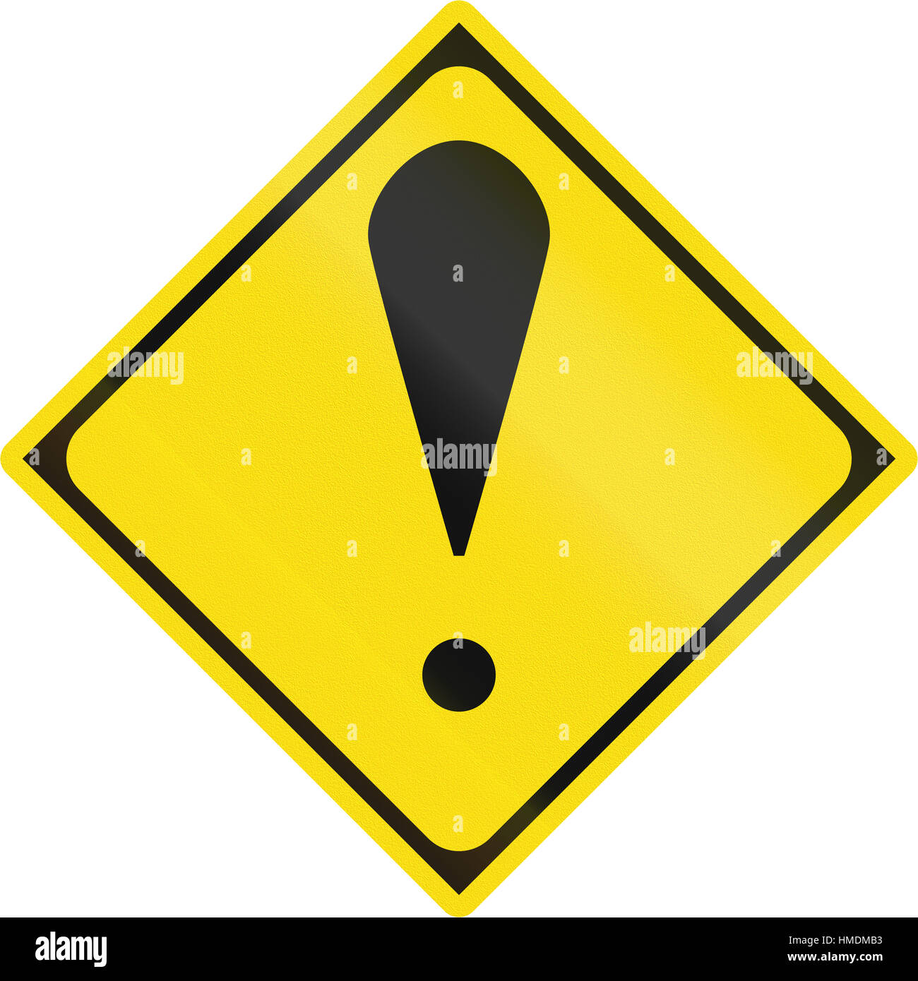 Japanese warning road sign - Other dangers Stock Photo - Alamy