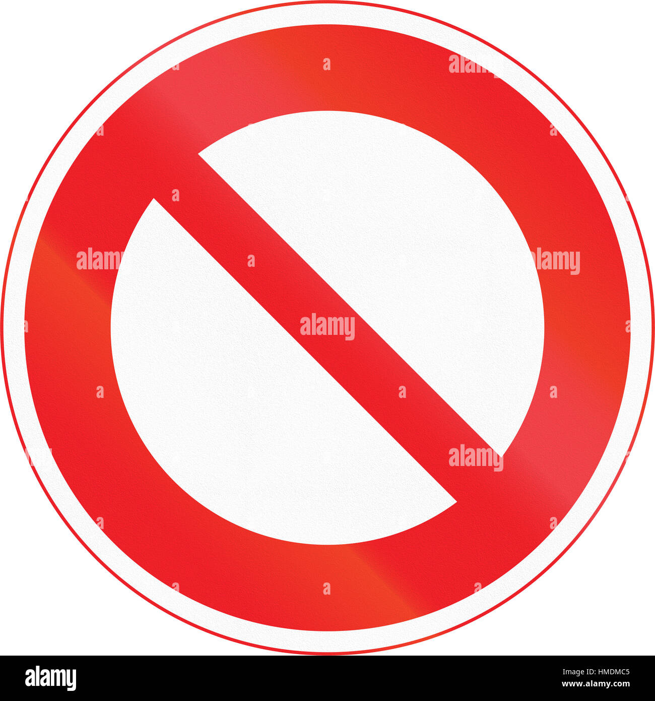 Japanese road sign - Closed to all vehicles Stock Photo - Alamy